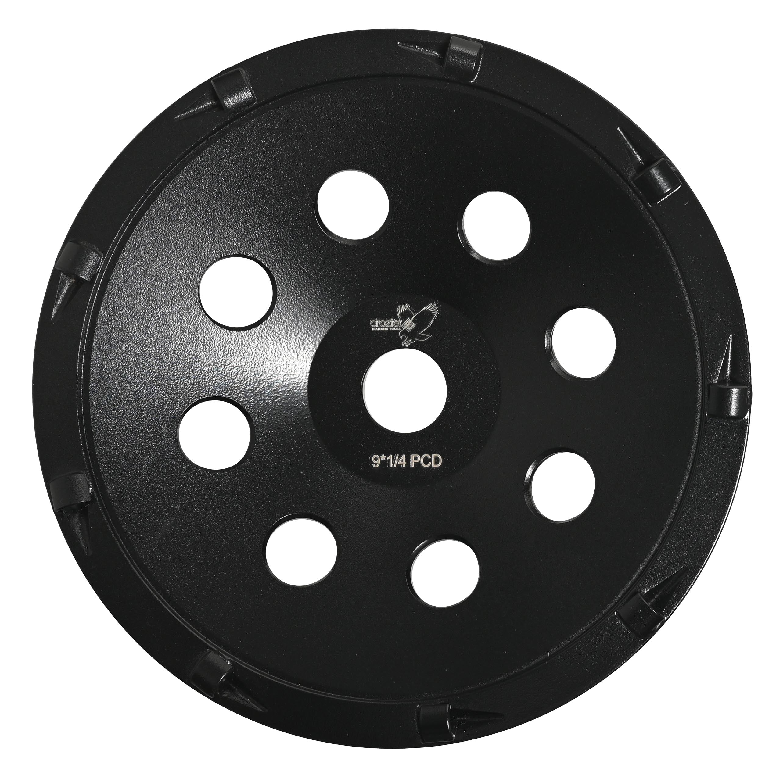 7" (180mm) Professional PCD Cup Wheel - Black